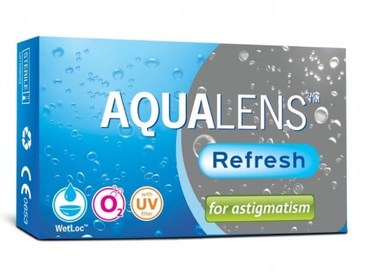 Φακοί Επαφής & Υγρά Φακών Amvis Aqualens Refresh for Astigmatism 3pck